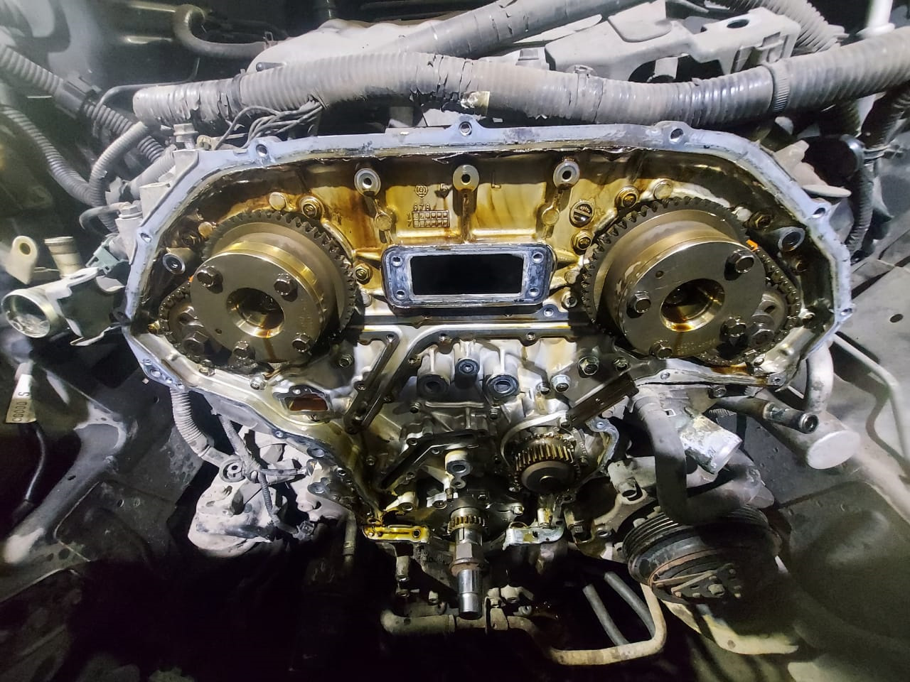 81. P0011/0021 Бумажные прокладки маслоканалов — Infiniti FX (1G), 3,5 ...