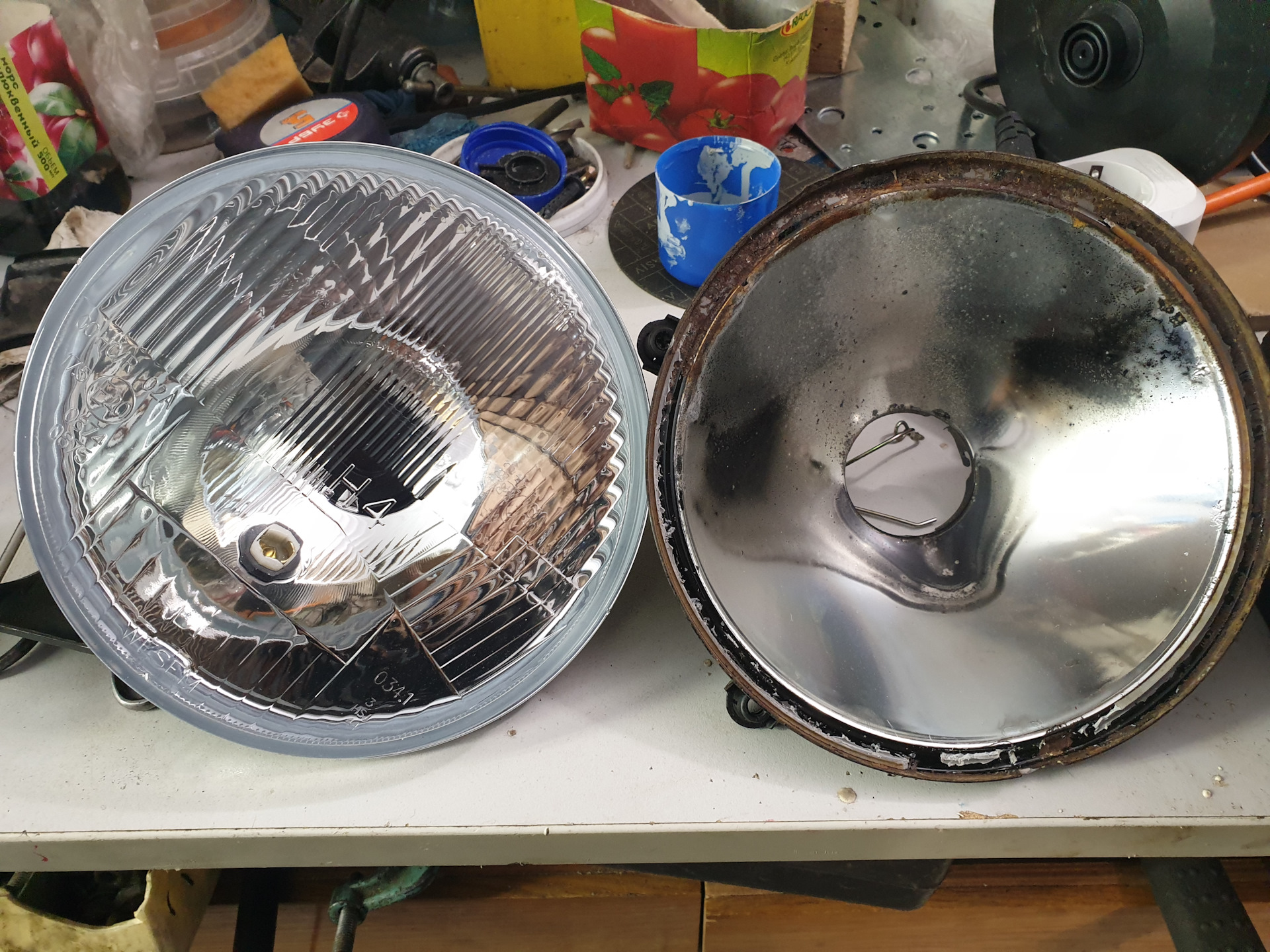 Замена фар головного света — SsangYong Korando (2G), 2,9 л, 1999 года ...