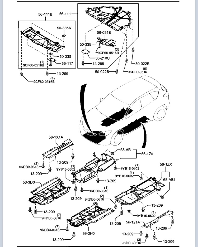 Защита днища аналоги — Mazda CX-5 (1G), 2 л, 2016 года | запчасти | DRIVE2