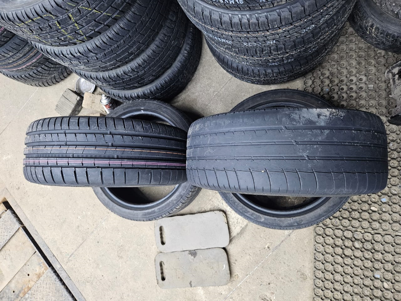 Kumho Ecsta Sport S PS72 225/40/18 на 8J Обувь на лето — Skoda Octavia A7 Mk3, 1,8 л, 2017 года ...