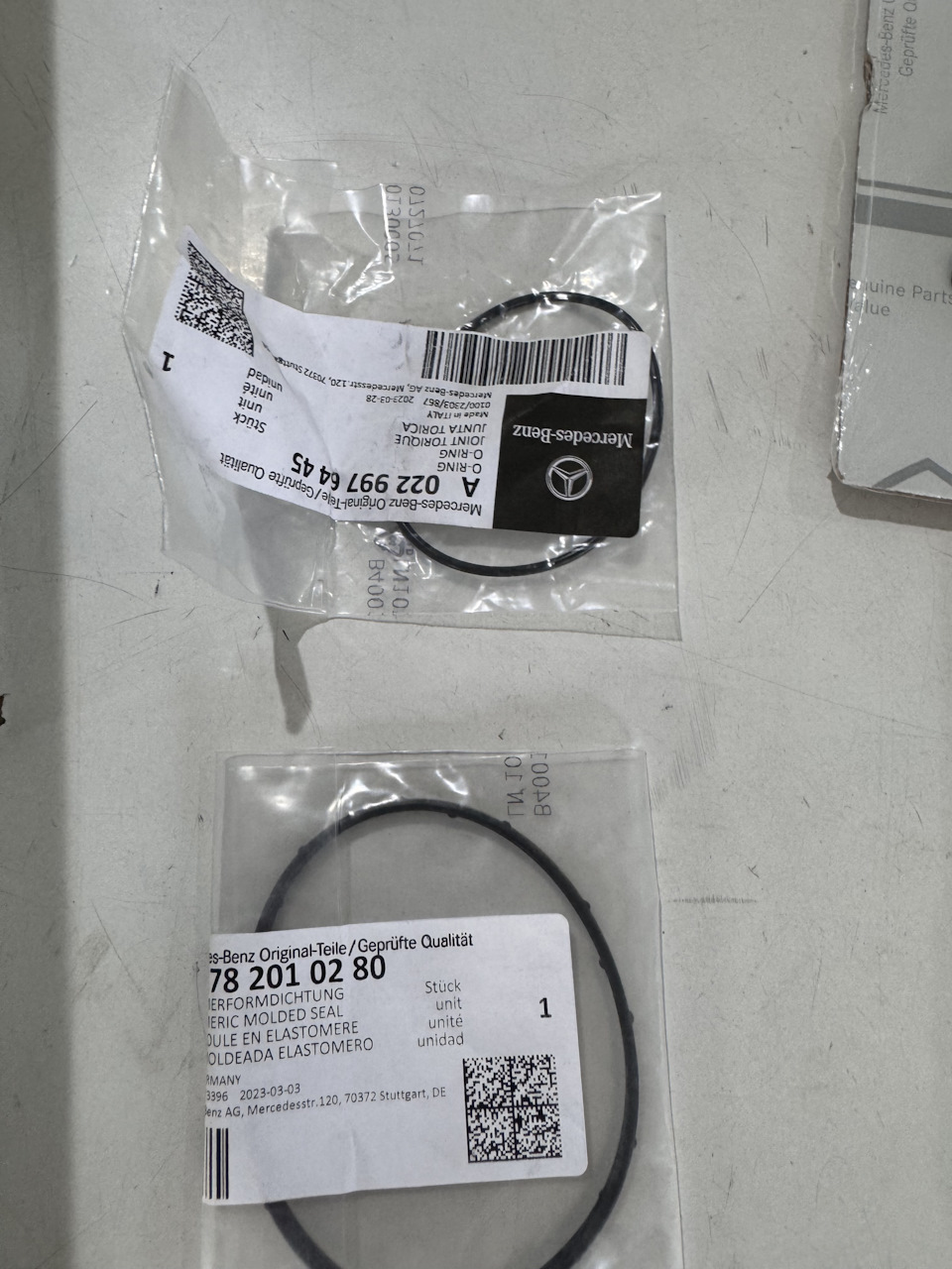 A2782010280 Прокладка термостата Mercedes | Запчасти на DRIVE2