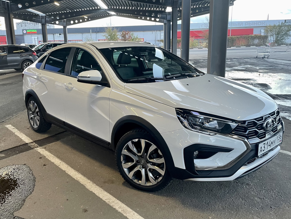 Переобувка — Lada Vesta Cross (NG), 1,6 л, 2023 года | колёсные диски ...
