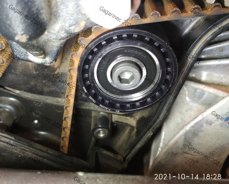 ШАРИКИ ЗА РОЛИКИ-5 ОПОРНЫЙ 2-Х РЯДНЫЙ РОЛИК ГРМ 55 мм. — Lada Vesta (1G ...