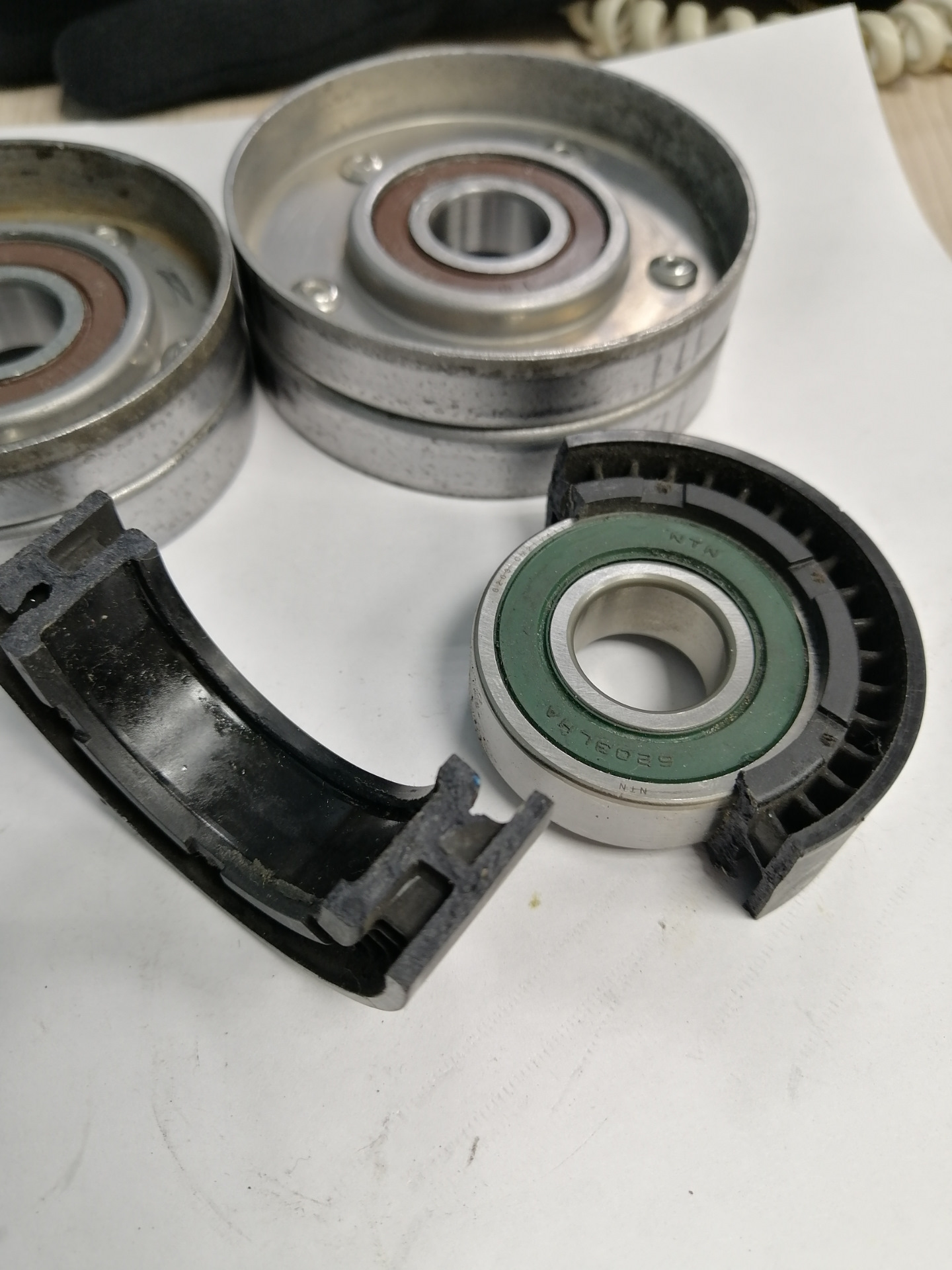 Замена помпы, роликов, ремней — Volkswagen Touran (1G), 1,4 л, 2013 ...