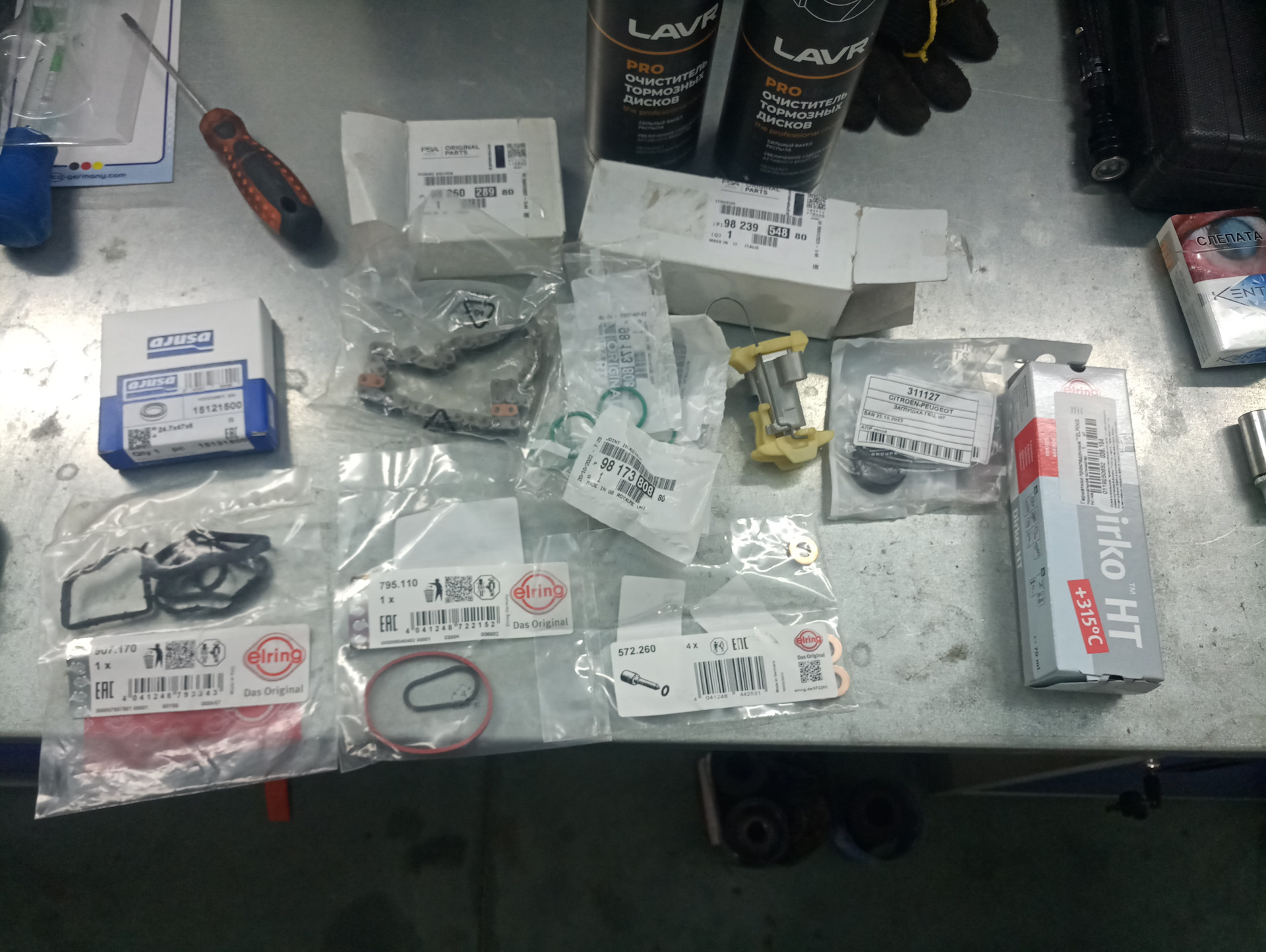 Замена всеми любимой цепи распредвалов на двигателе DV5RC — Peugeot 508 ...