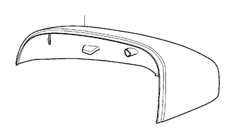 39818471 Накладка левого зеркала Volvo | Запчасти на DRIVE2
