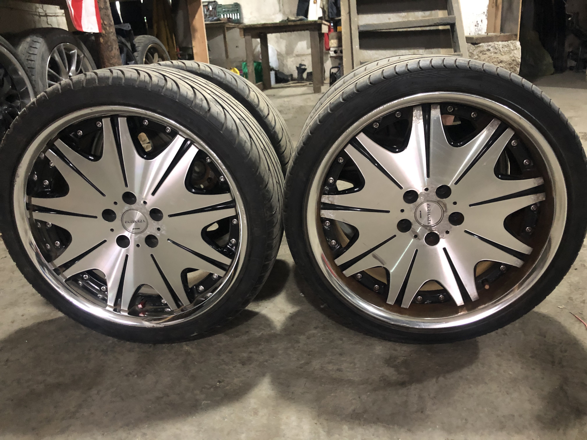 Новые тапки #5 Work Varianza DS3 R19 — Toyota Aristo (II), 3 л, 1997 ...