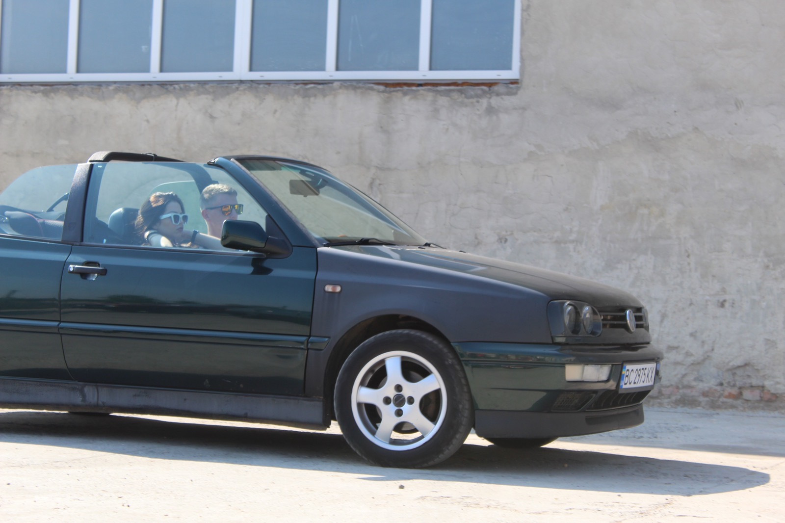 Dual Round фары — Volkswagen Golf Cabriolet Mk3, 1,8 л, 1997 года ...