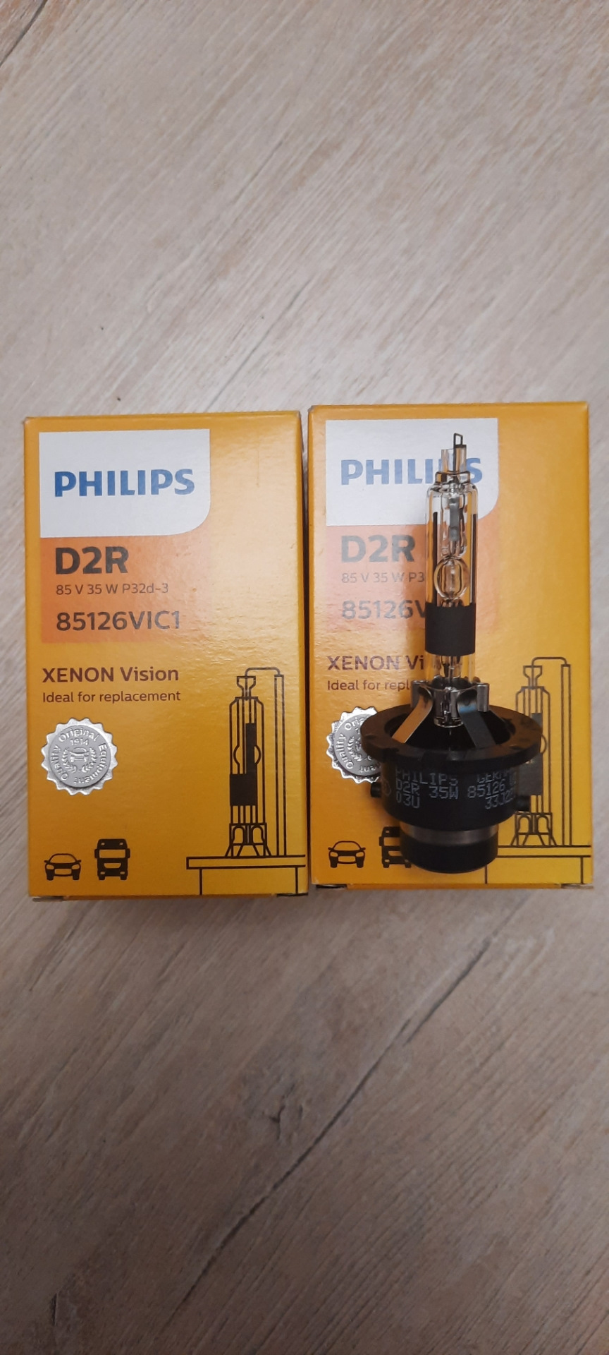 85126VIC1 Лампа газоразрядная D2R XENON VISION 4600K (позволяют ...