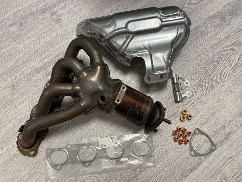 Выпускной коллектор Polo 6R0 — Volkswagen Jetta VI, 2 л, 2013 года ...