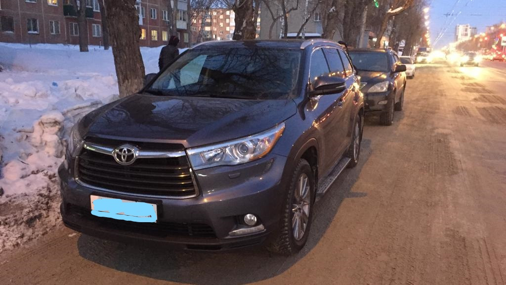 Toyota Highlander (XU50) 3.5 бензиновый 2014 | GRAY BLUE на DRIVE2
