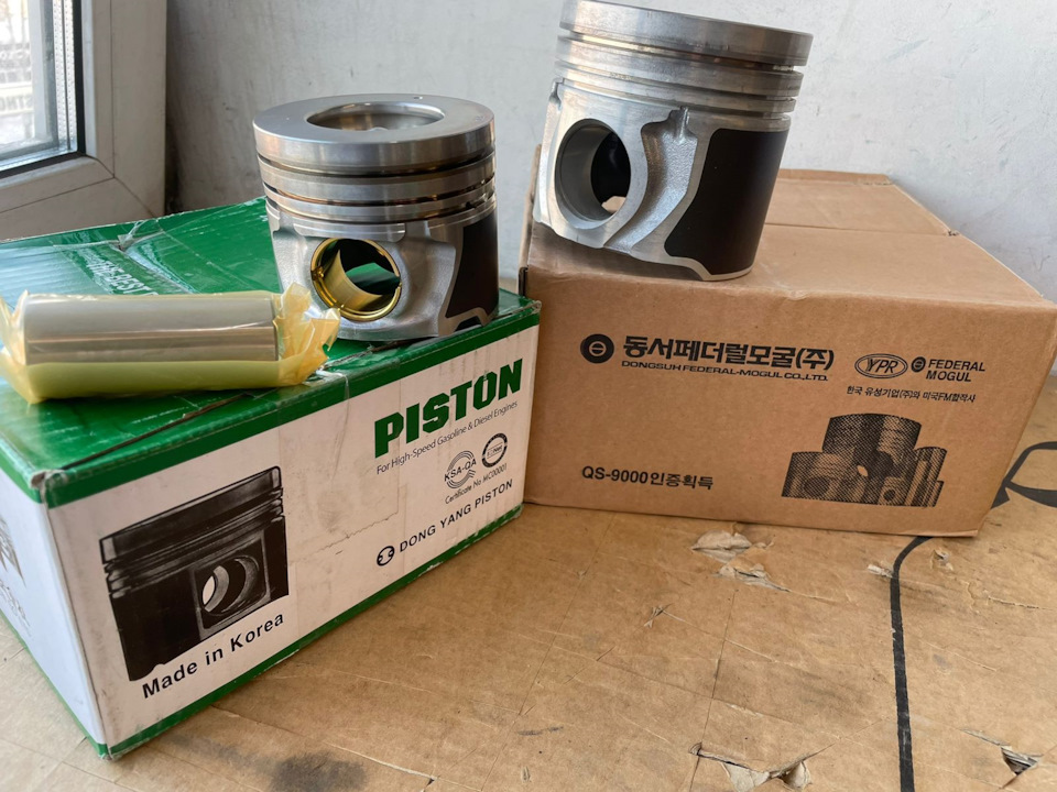 Какие поршня идут с завода на Корейцев? — DRIVE2