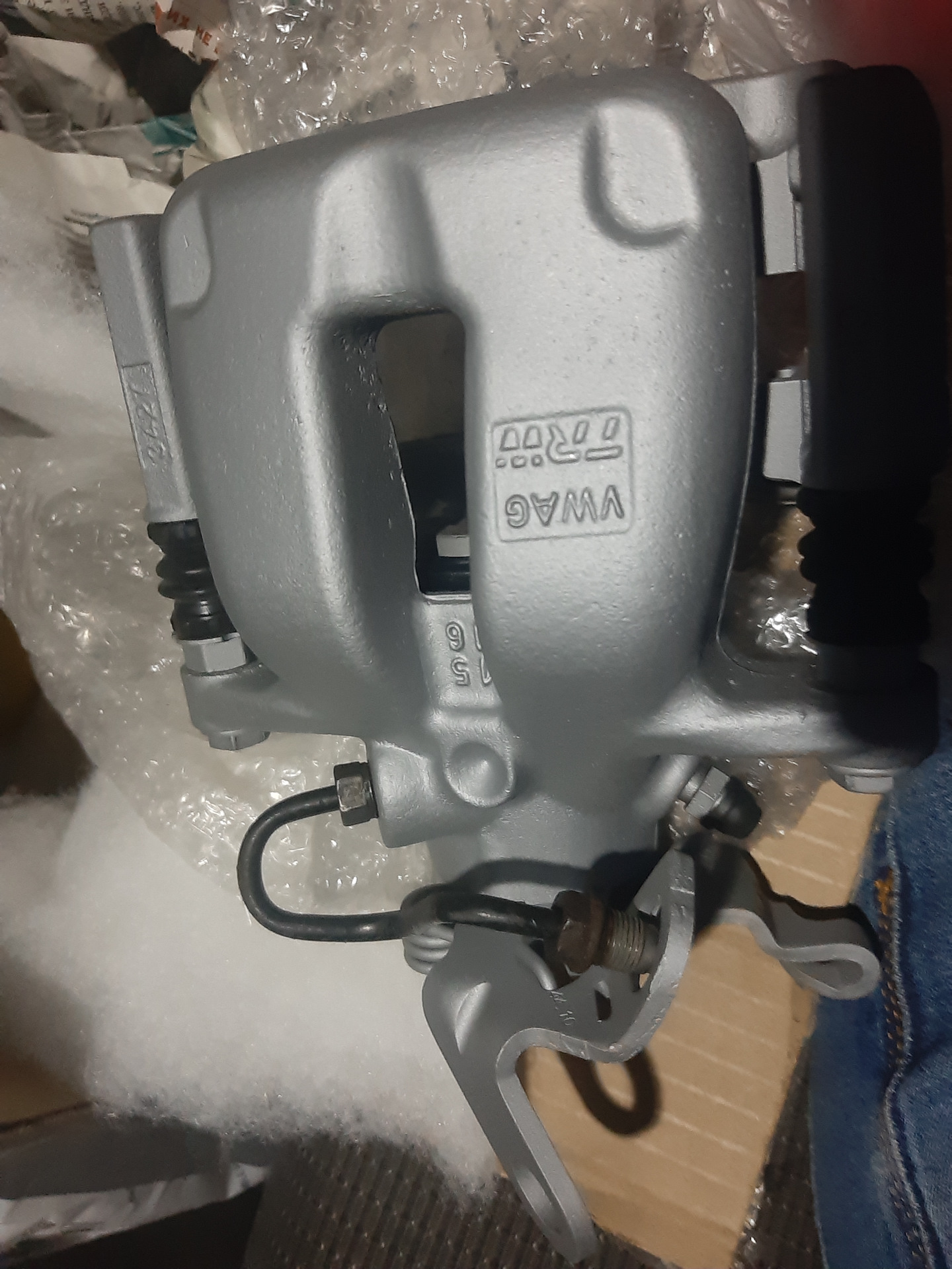 Переход на задние 282/286 тормоза — Volkswagen Jetta V, 1,9 л, 2008 ...