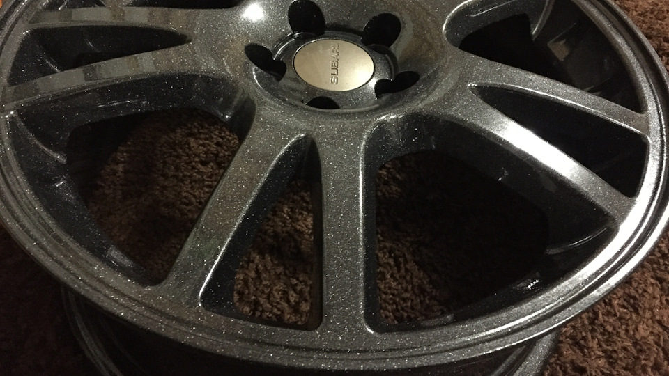 Диски R17 от GC STI на зиму — Subaru Impreza WRX (GD/GG), 2 л, 2001 ...