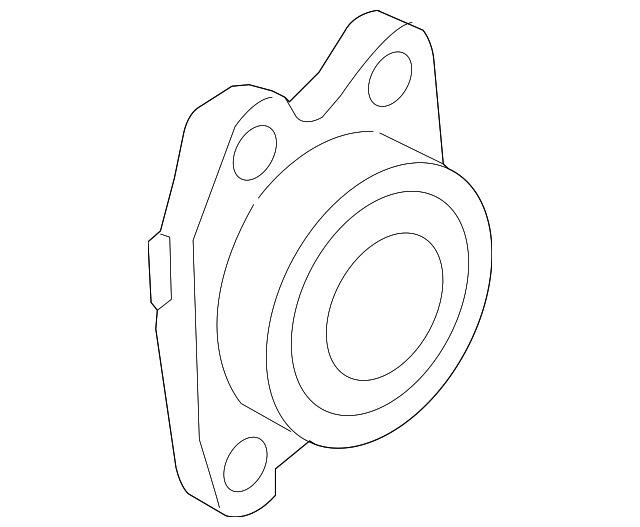 3D0498607 Ступица в сборе, передняя VAG | Запчасти на DRIVE2