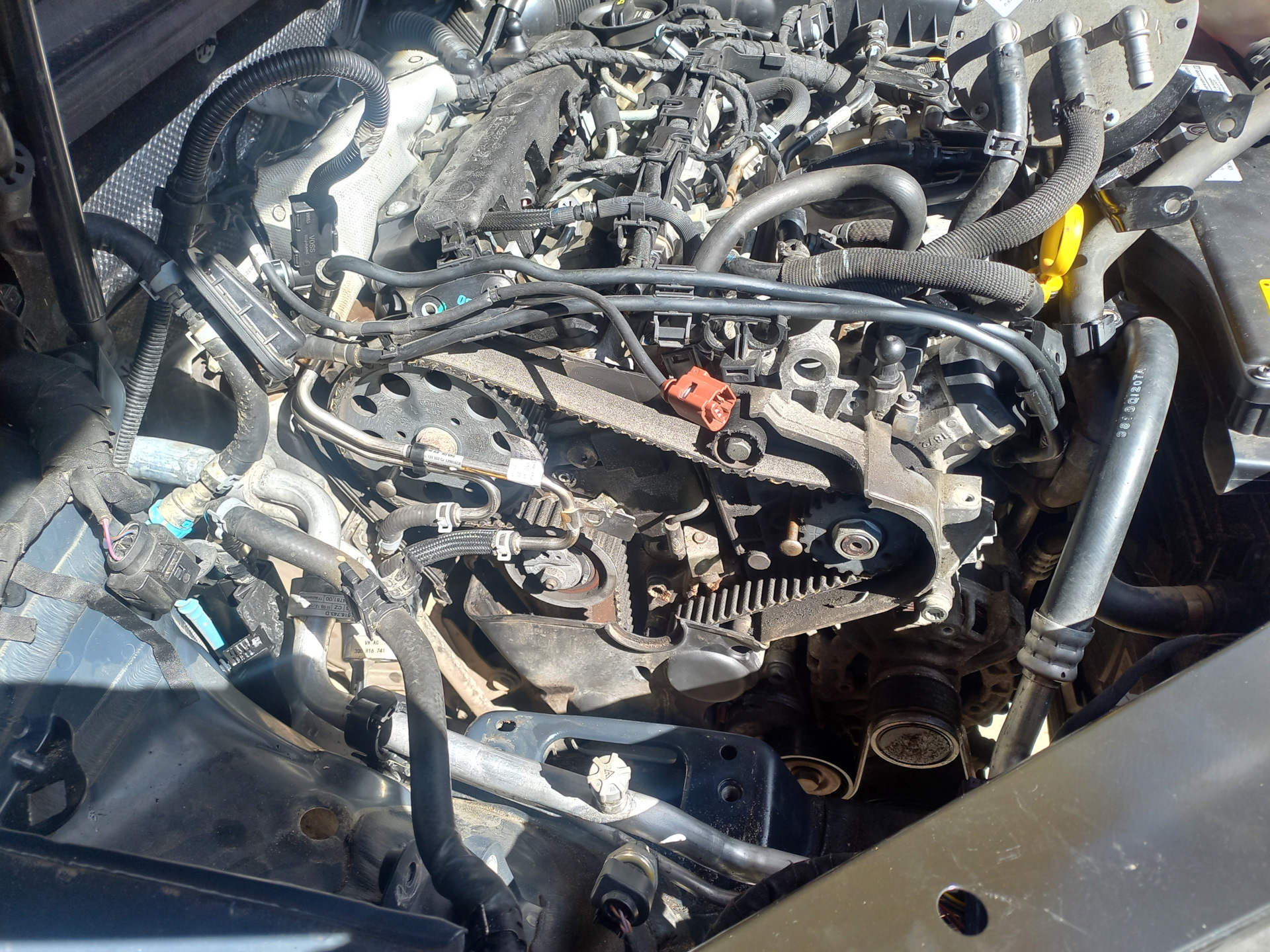 ЗАМЕНА ГРМ DFGA — Volkswagen Passat Variant (B8), 2 л, 2019 года ...