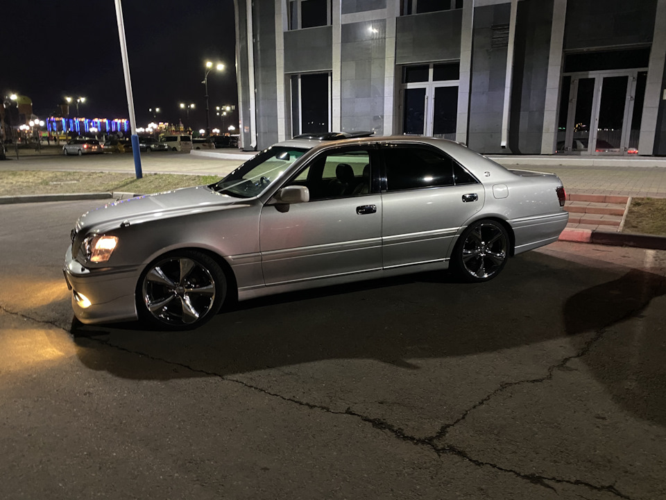 Новые колёса и занижение crown 171 — Toyota Crown (S170), 3 л, 2003 ...