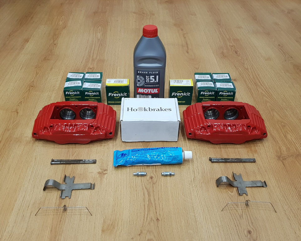 Ребилд и покраска передних суппортов — Honda Civic Hatchback (4G), 2 л ...