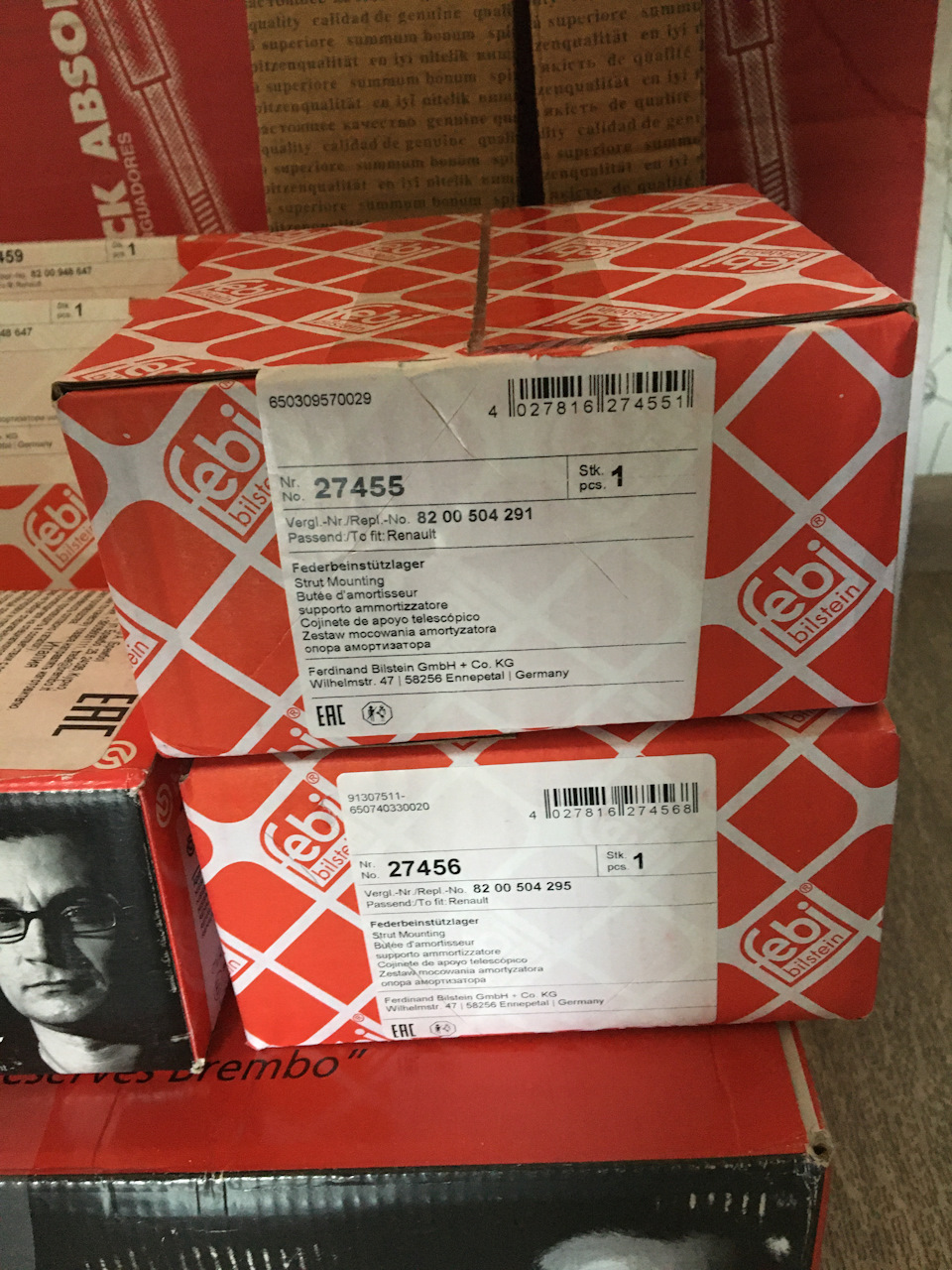 8200504295 Опора амортизатора прав RENAULT | Запчасти на DRIVE2