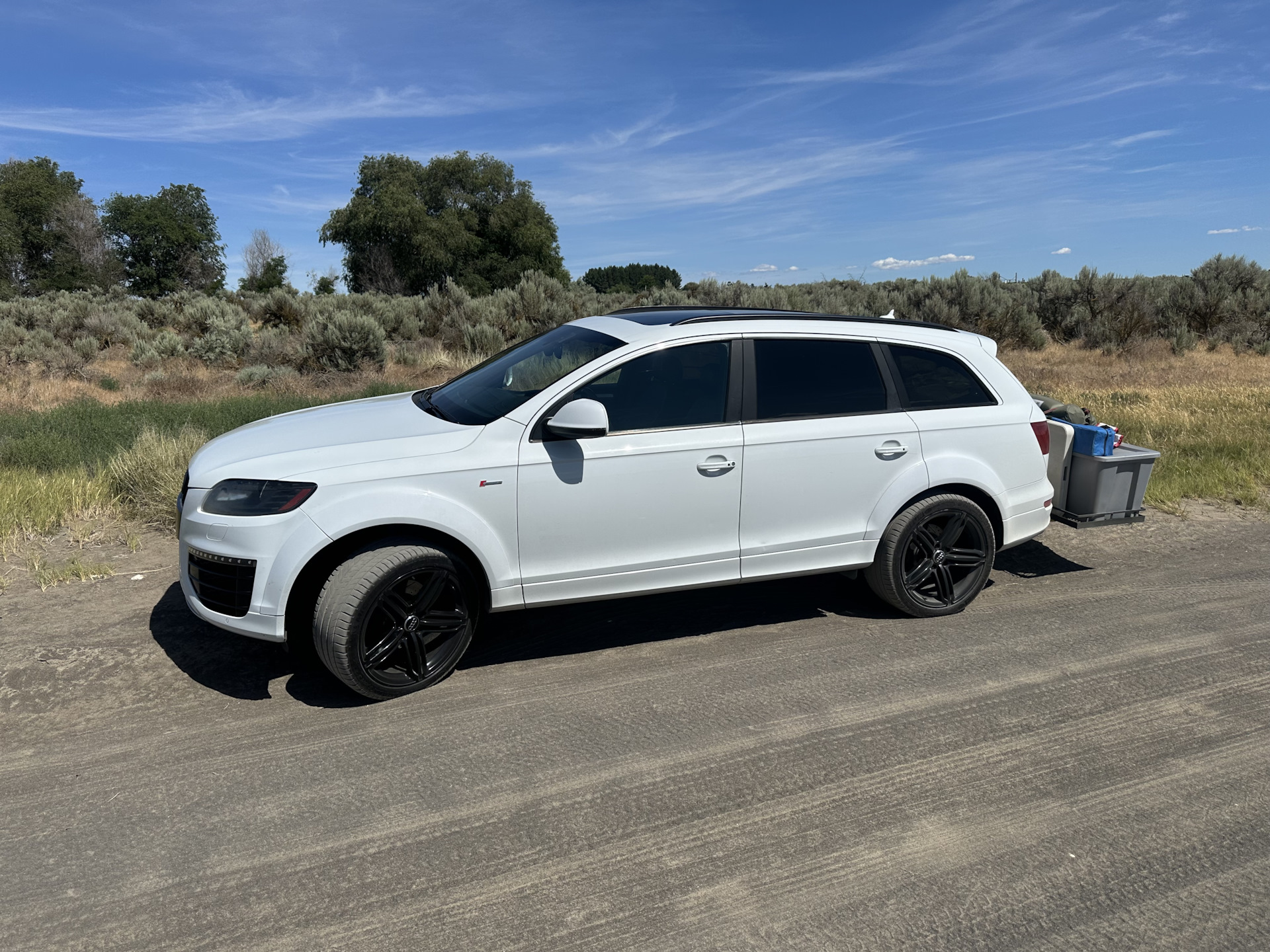 Вылазка на рыбалку — Audi Q7 (1G), 3 л, 2015 года | путешествие | DRIVE2