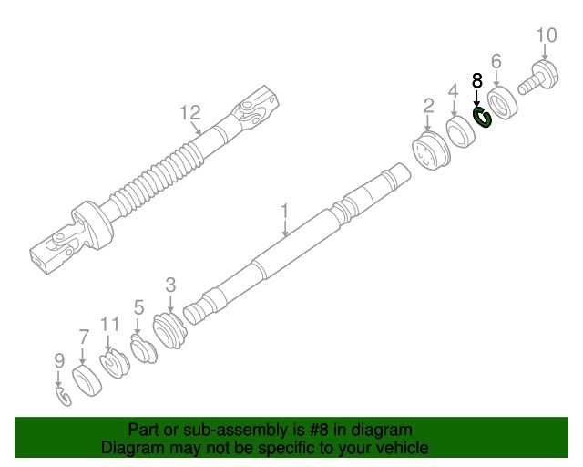 32311157968 пружинное стопорное кольцо BMW | Запчасти на DRIVE2