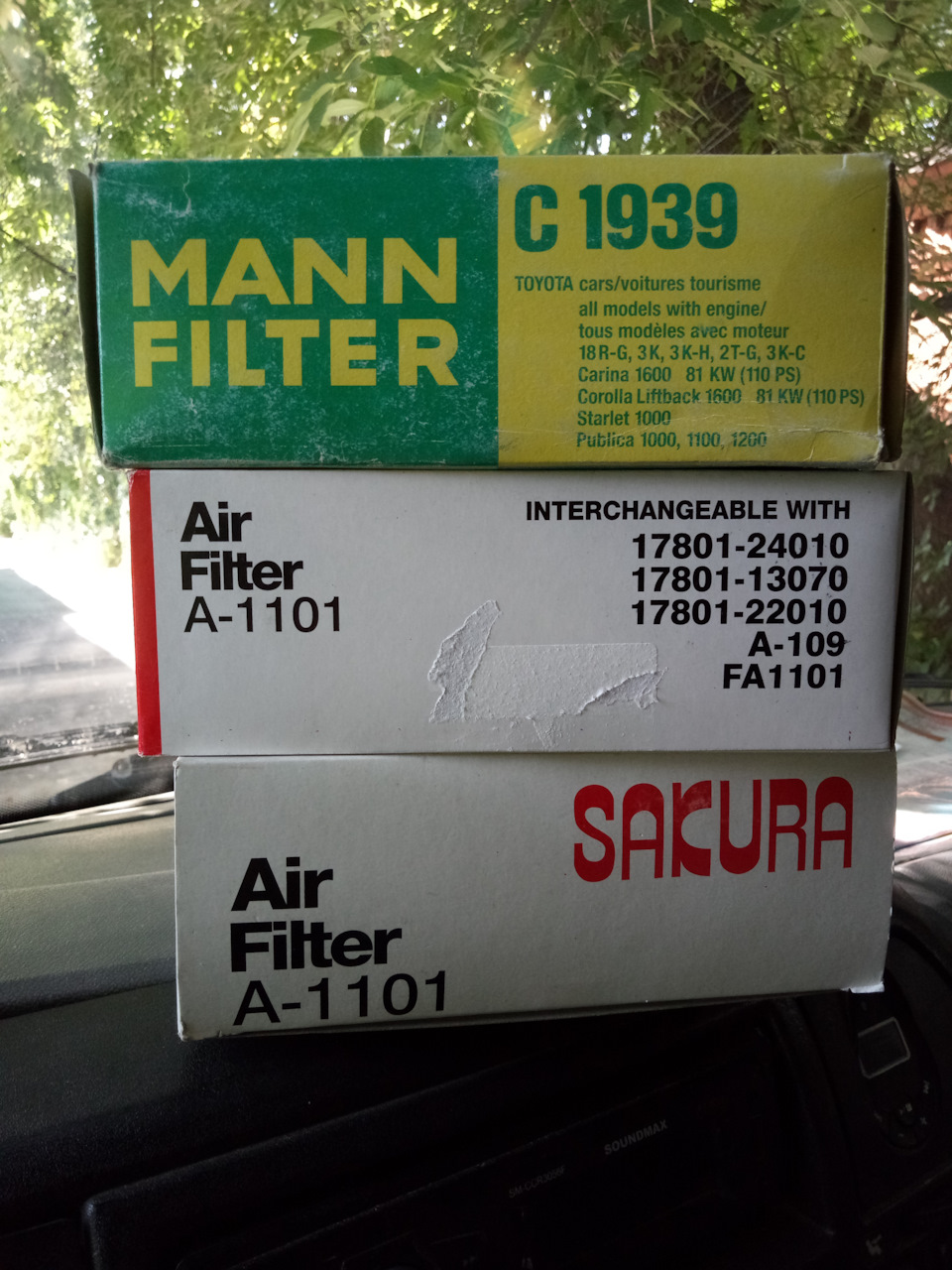 1780124010 Фильтр воздушный TOYOTA LEXUS | Запчасти на DRIVE2