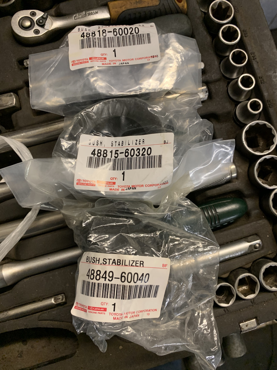 59. Третья замена втулок +PSF — Toyota Land Cruiser Prado 150-series, 3 ...