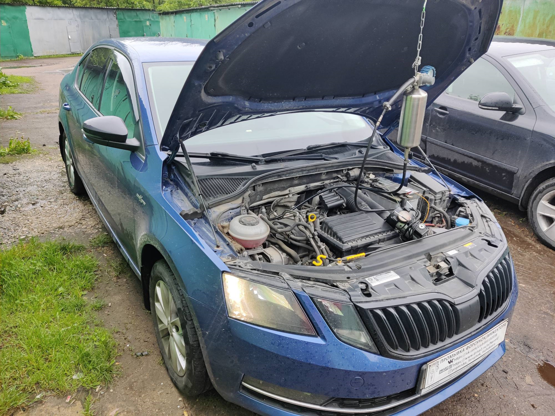 Skoda Octavia A7 1.4 промывка топливных форсунок без снятия — Промывка ...
