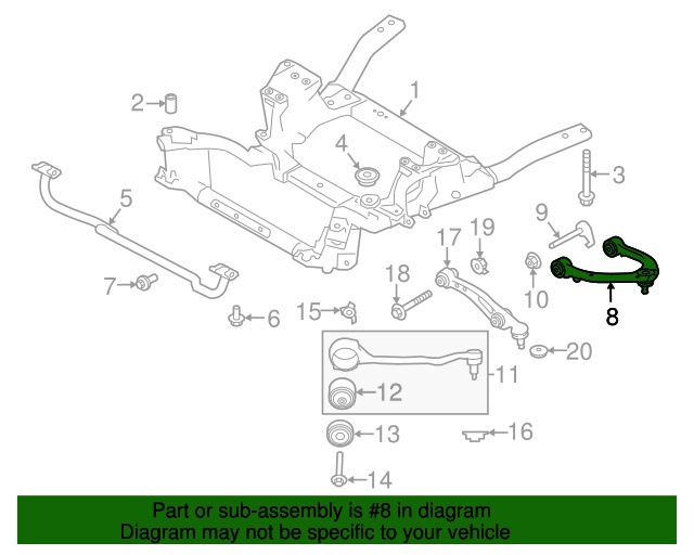 LR044844 Рычаг передней подвески Jaguar Land Rover | Запчасти на DRIVE2