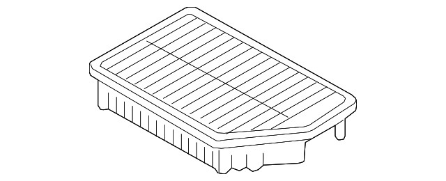 281133X000 Фильтр воздушный двигателя KIA HYUNDAI | Запчасти на DRIVE2