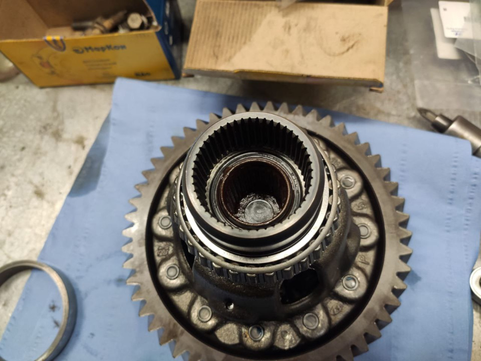 Ремонт ПП + замена заднего сальника ДВС — Hyundai Santa Fe (3G), 2,2 л ...