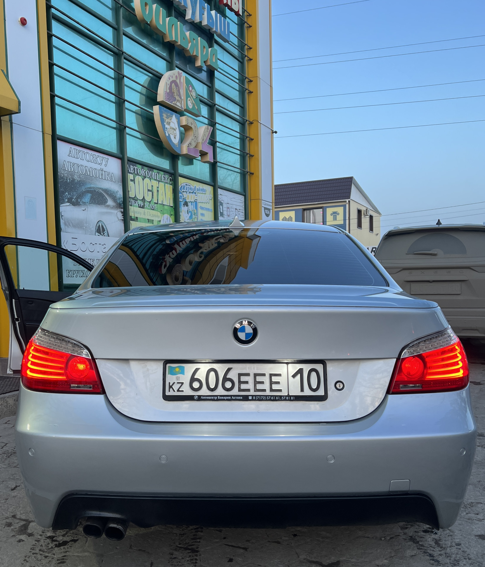 Покраска заднего бампера BMW (E60) — BMW 5 series (E60), 2,5 л, 2004 года | тюнинг | DRIVE2