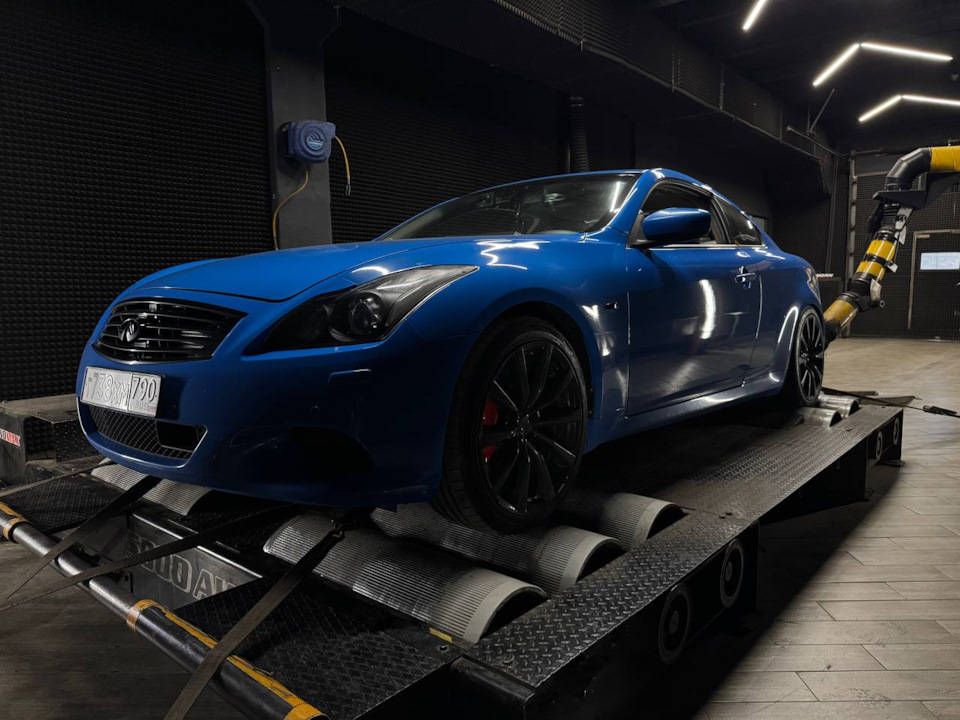 Установка выхлопной системы MG-Race Infiniti G37 Coupe — DF-Service на ...