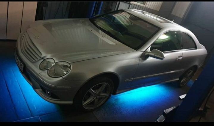 RGB-подсветка дна автомобиля — Mercedes-Benz CLK (W209), 1,8 л, 2008 ...