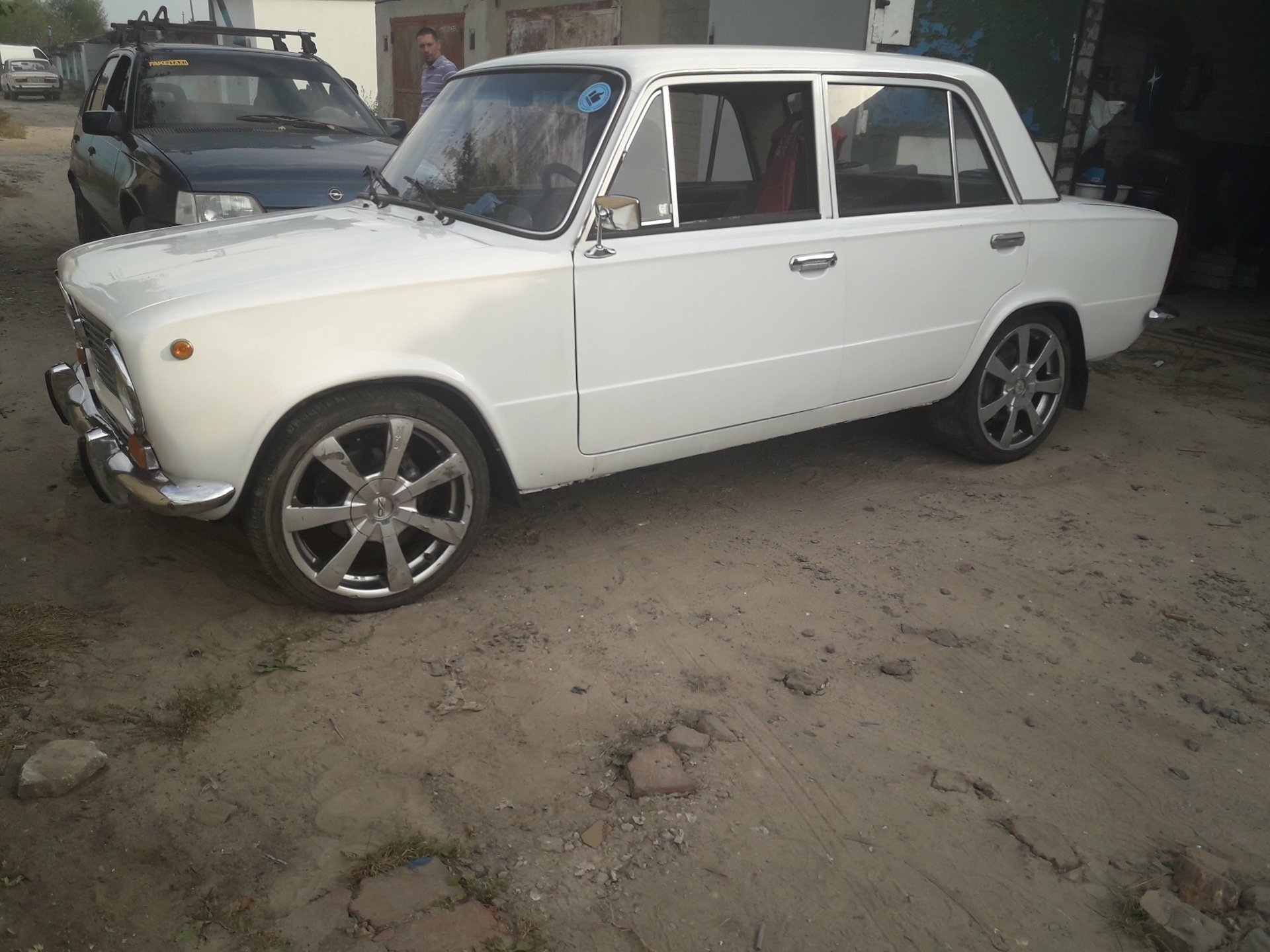 Примерка 17-х O.Z. — Lada 2101, 1,7 л, 1979 года | колёсные диски | DRIVE2