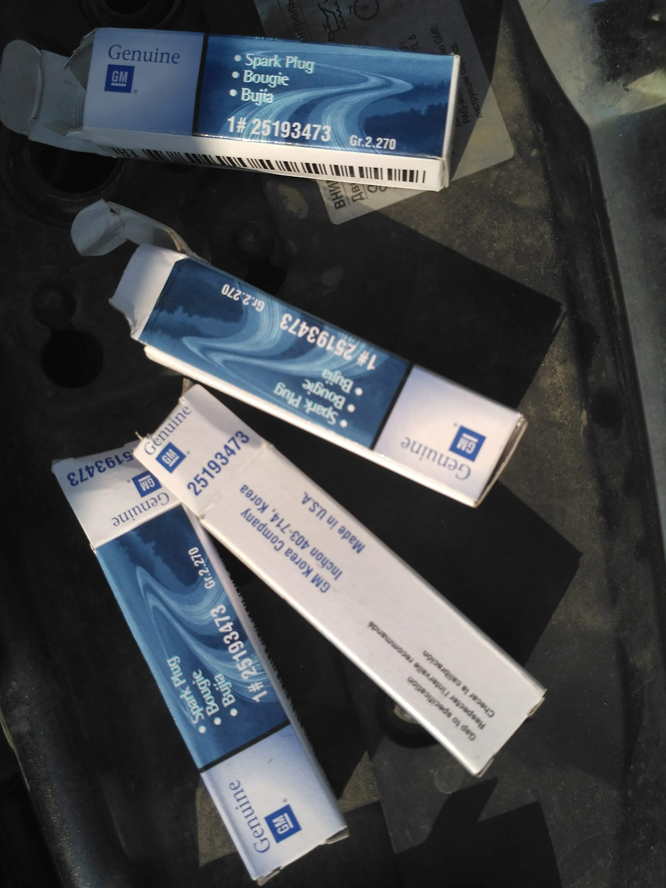 25193473 Свеча зажигания GM | Запчасти на DRIVE2