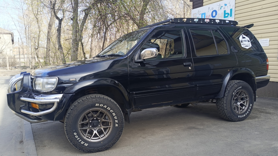 Nissan Terrano R50 3.3 бензиновый 1996 | LR50 R3m-R Чёрный на DRIVE2