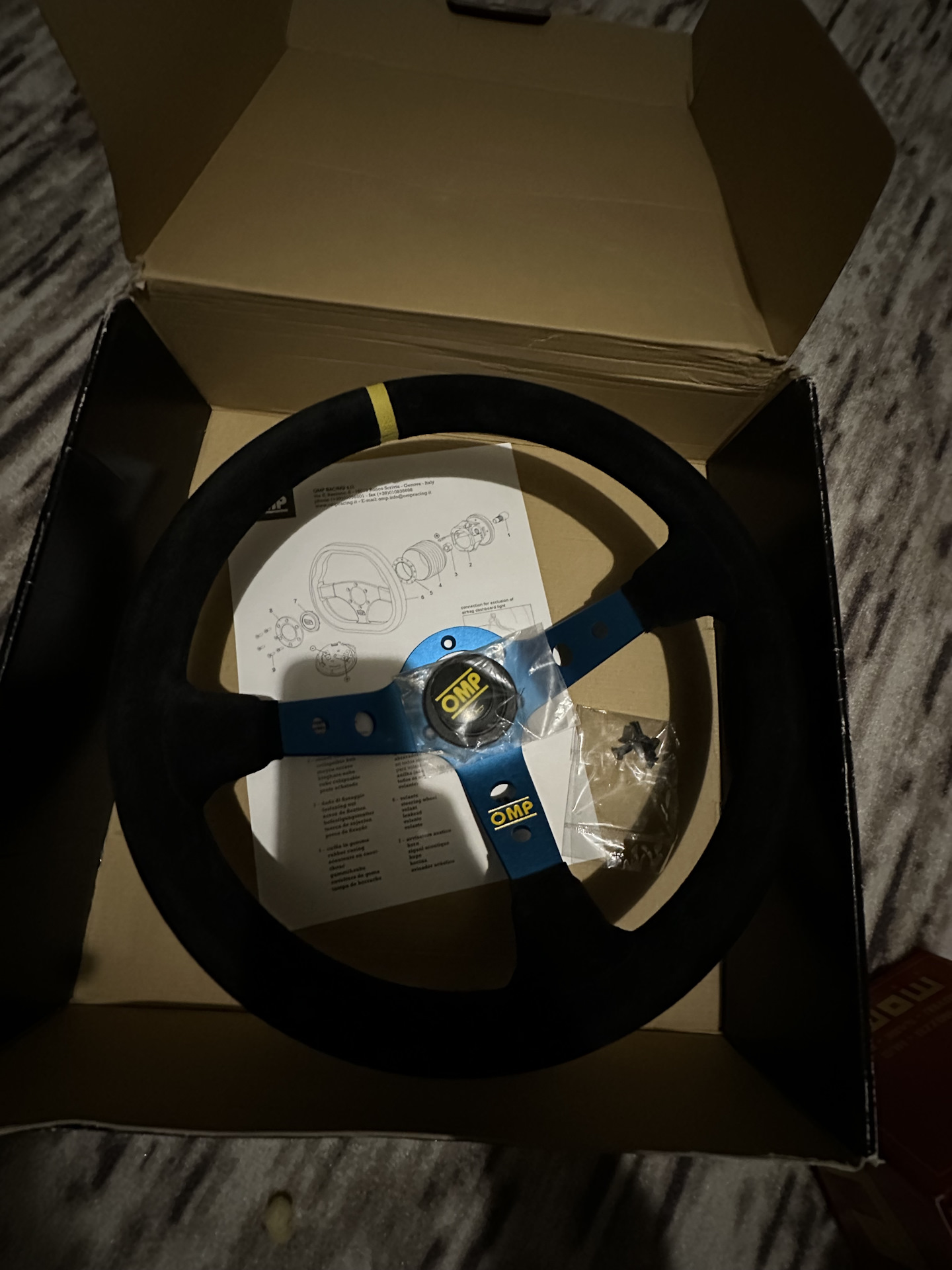 OMP руль — Lada Granta Sport, 1,6 л, 2015 года | стайлинг | DRIVE2