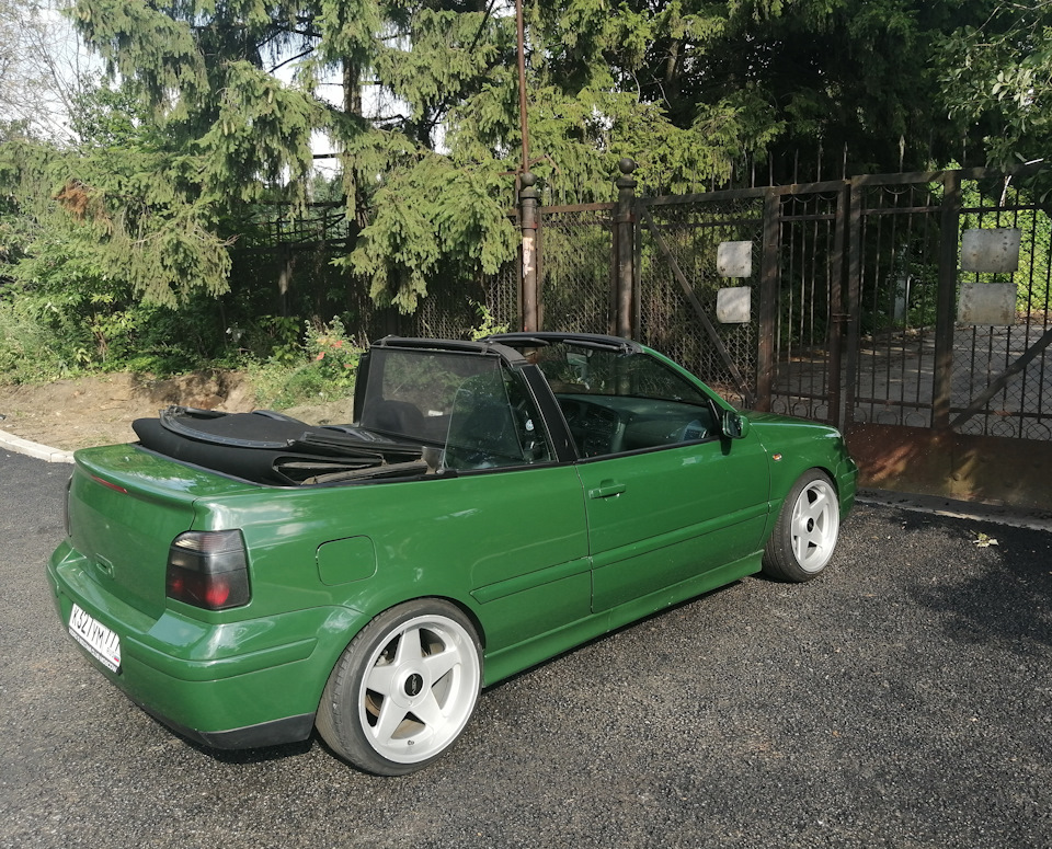 Последняя неделя июля. 2019г. — Volkswagen Golf Cabriolet Mk4, 2 л ...