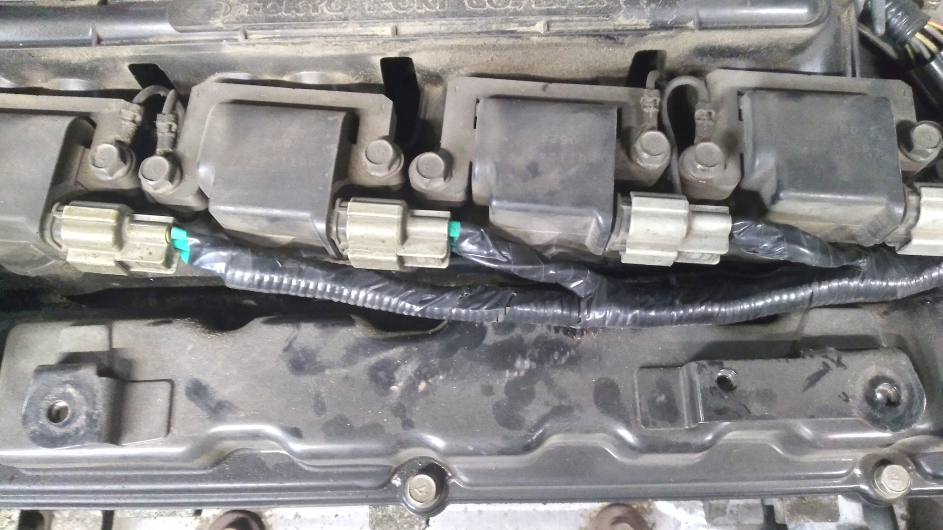 Проводка катушек зажигания — Mitsubishi Cedia, 1,8 л, 2000 года ...