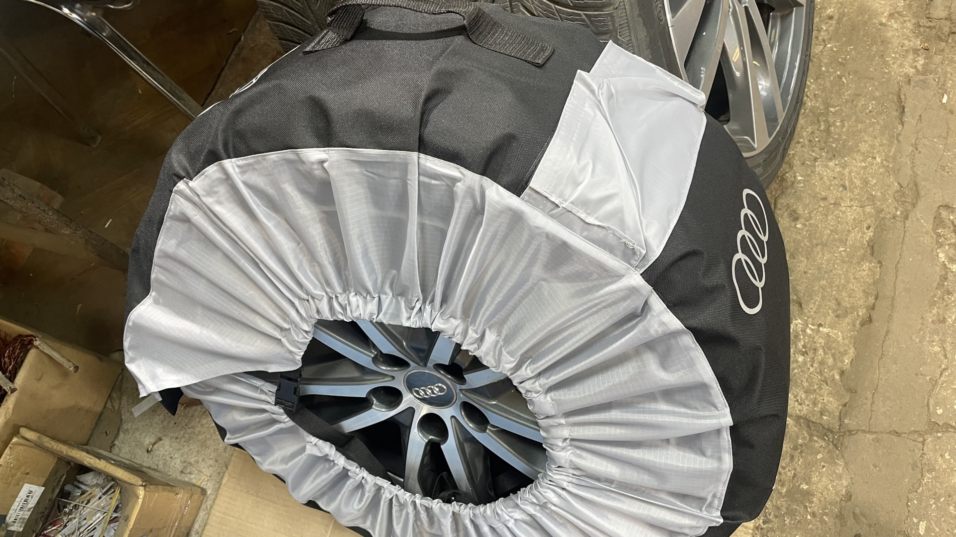 Чехлы для колес — Audi A6 (C8), 2 л, 2019 года | аксессуары | DRIVE2