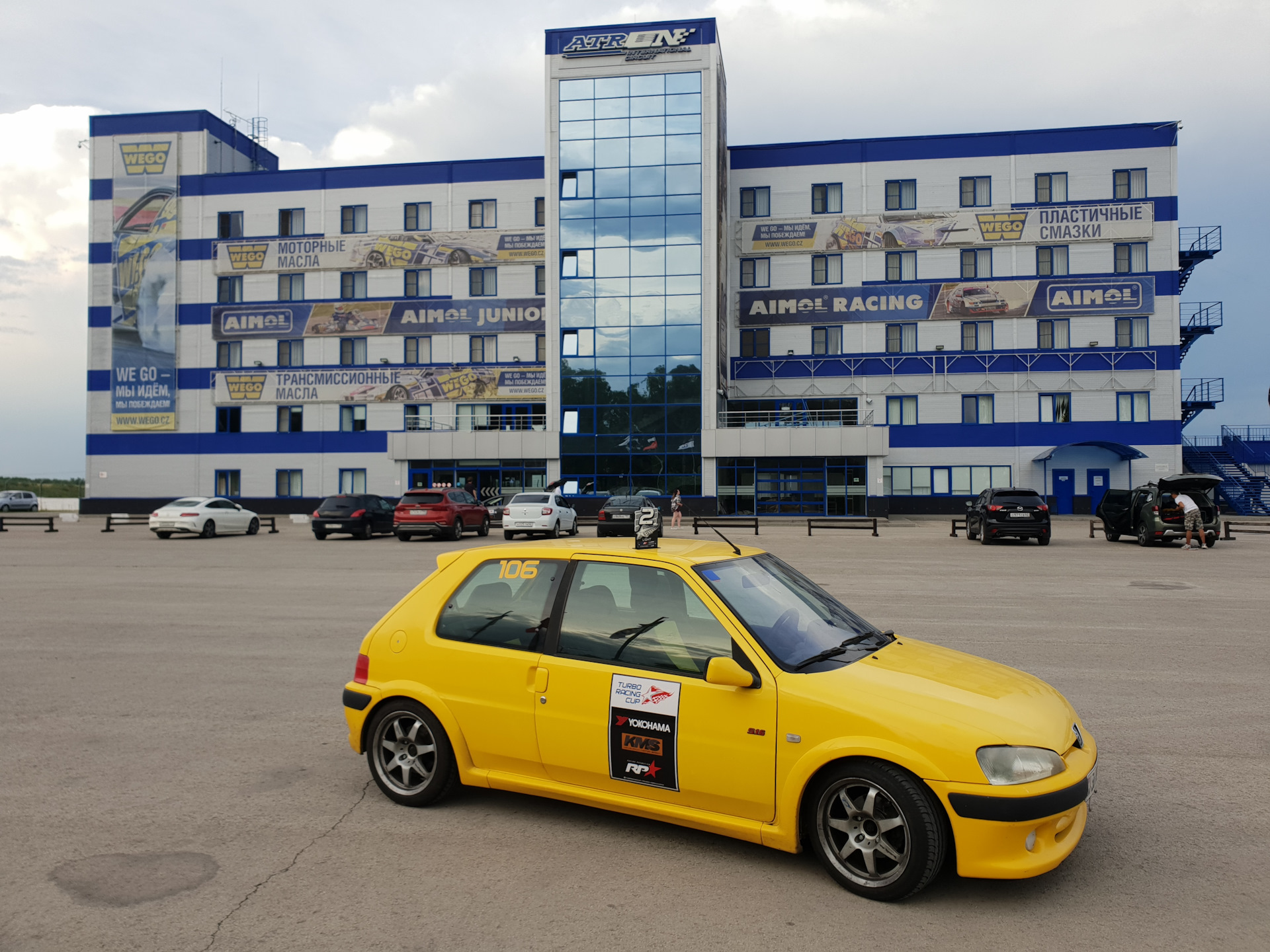 Участие в Turbo Raing Cup на треке Atron Рязань. — Peugeot 106, 1,6 л ...