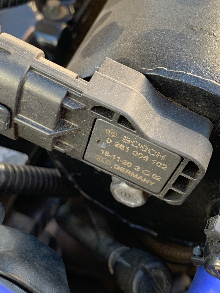 0281006102 Датчик давления наддува BOSCH | Запчасти на DRIVE2