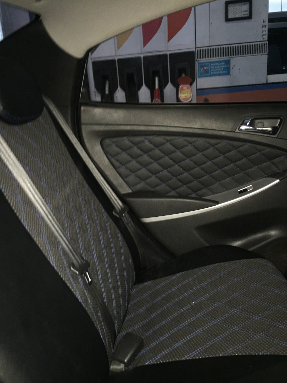 Заменил вставки в дверных картах — Hyundai Solaris (1G), 1,6 л, 2013 ...