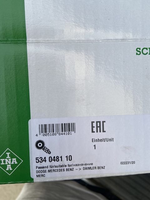 534048110 Натяжитель ремня, многоручейковый ремень INA | Запчасти на DRIVE2