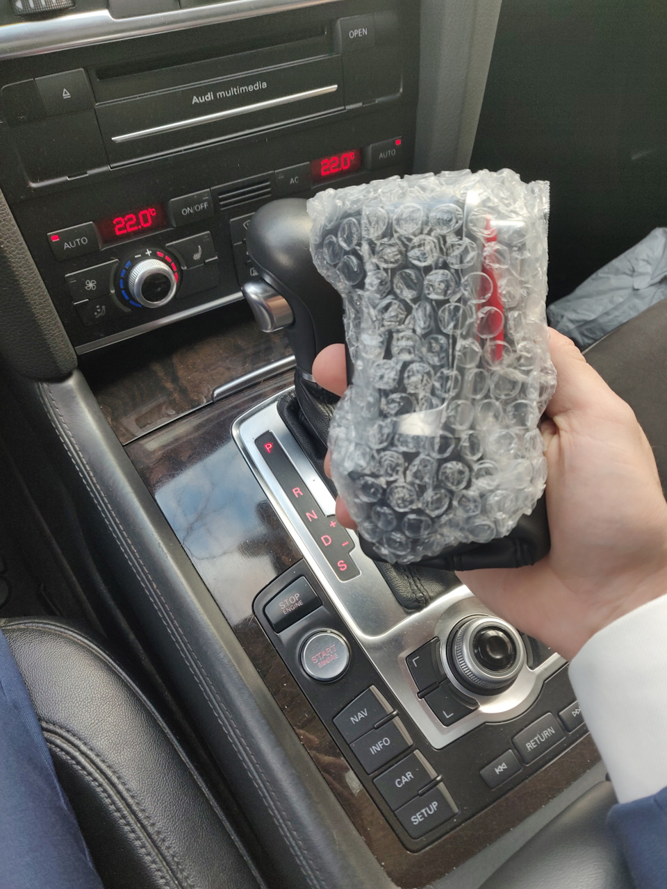 Новая ручка АКПП — Audi Q7 (1G), 3 л, 2010 года | аксессуары | DRIVE2