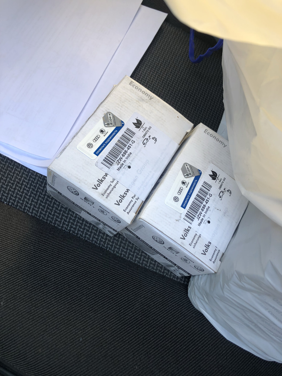 JZW698451G Тормозные колодки VAG | Запчасти на DRIVE2