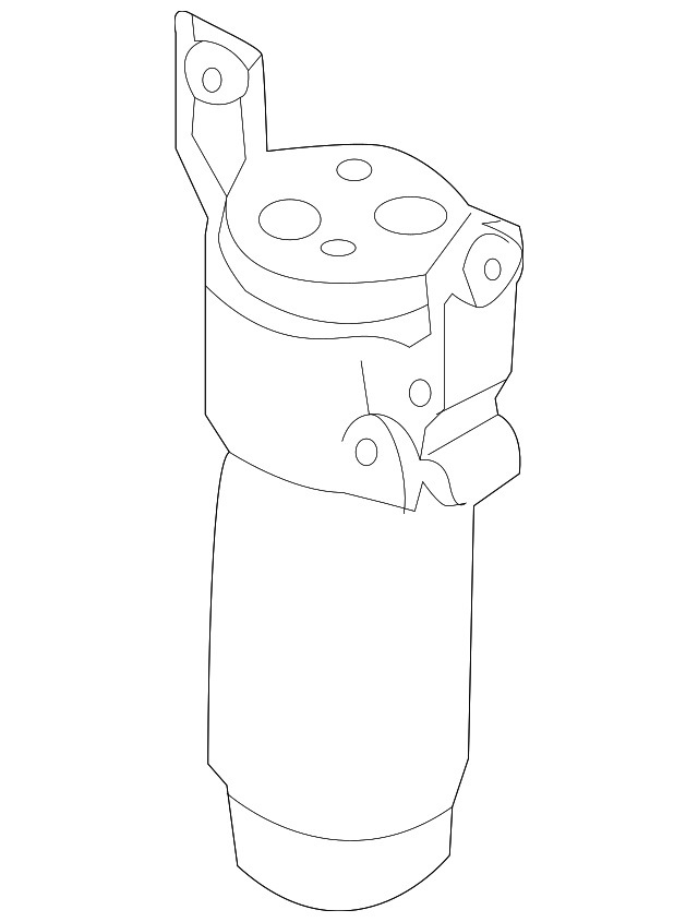 3D0820189D Осушитель кондиционера на Volkswagen Phaeton VAG | Запчасти ...