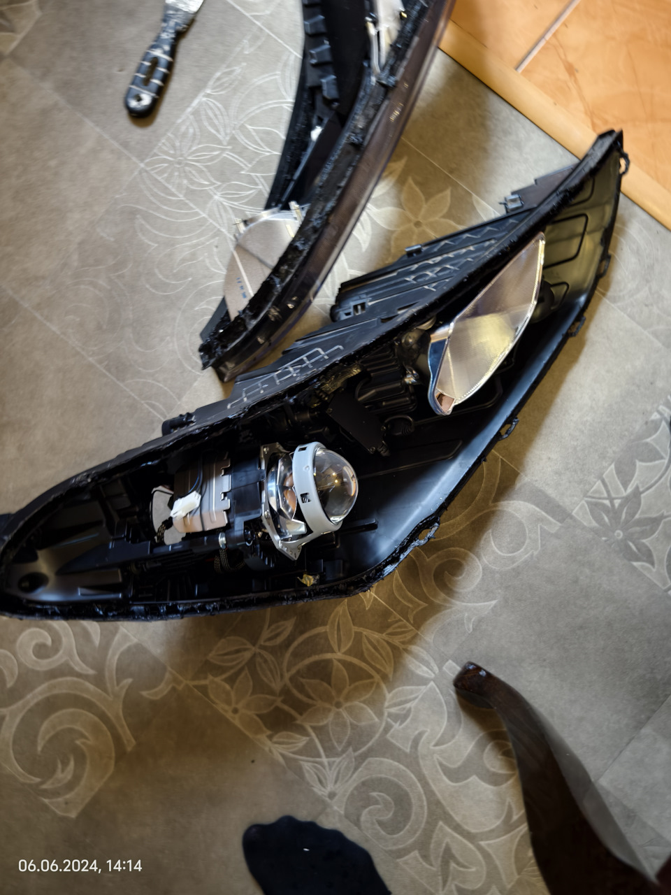 Самостоятельная установка билед линз — AOZOOM K7. — Hyundai Tucson (TL ...