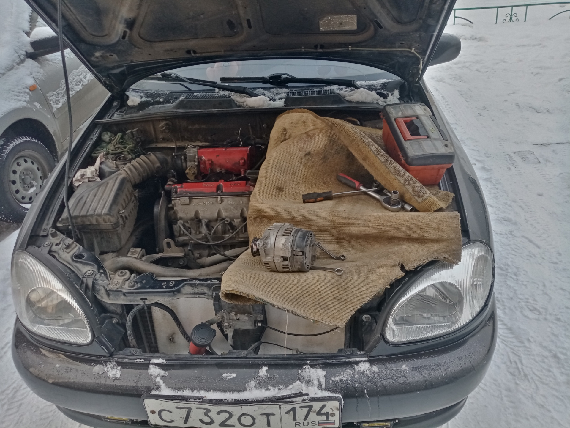 замена пошипников генератора — ЗАЗ Chance, 1,3 л, 2012 года | своими ...